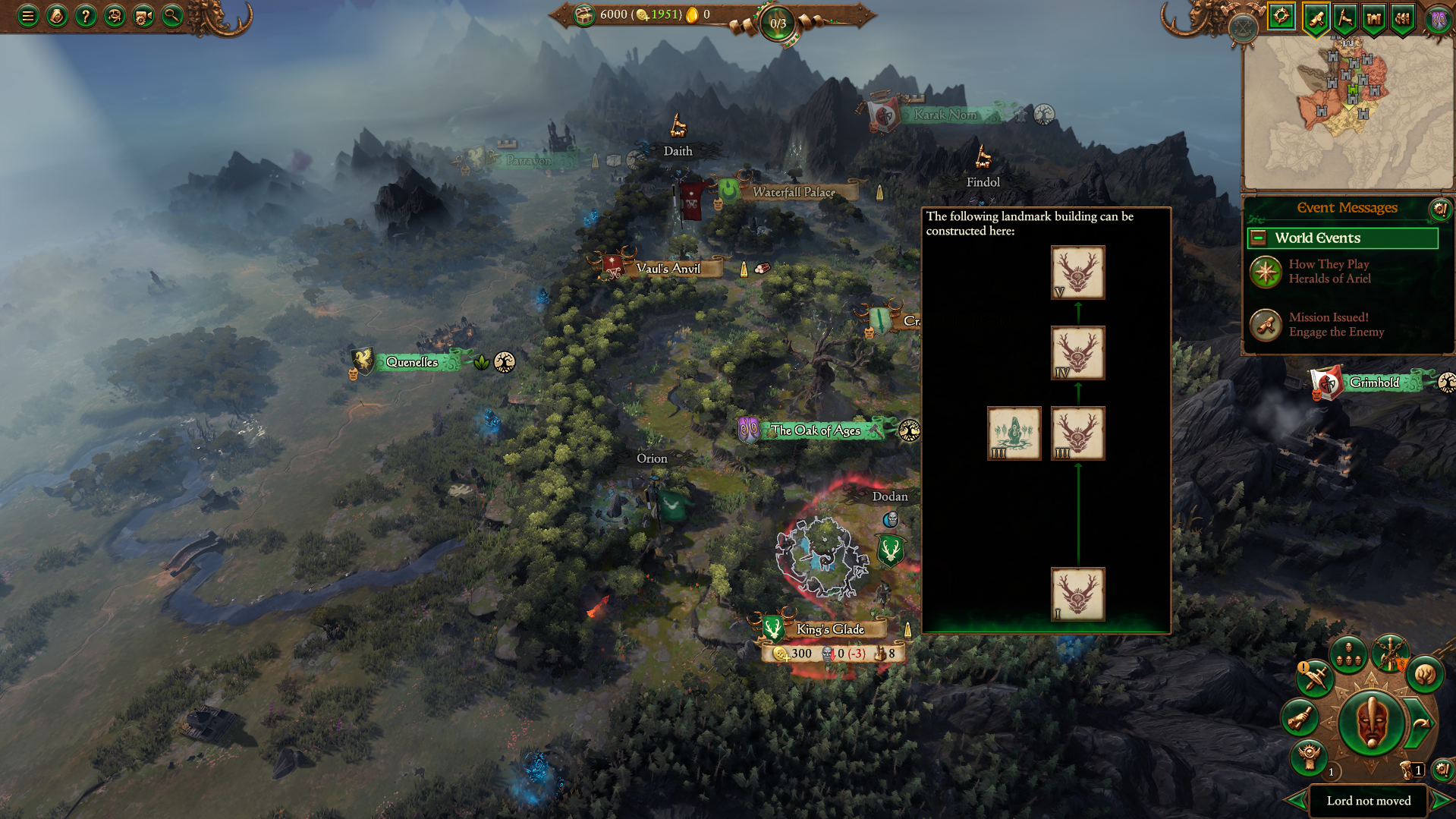 landmark preview UI wood elves forests - Total War: Warhammer