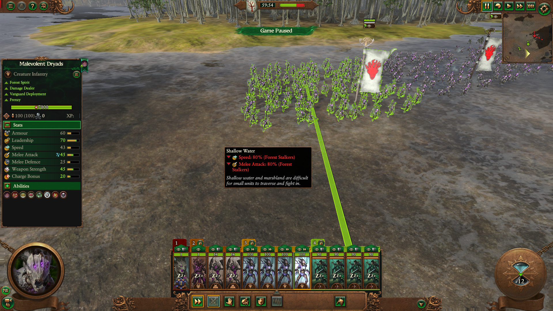 Forest Stalker Terrain Effects Fail to Apply - Total War: Warhammer