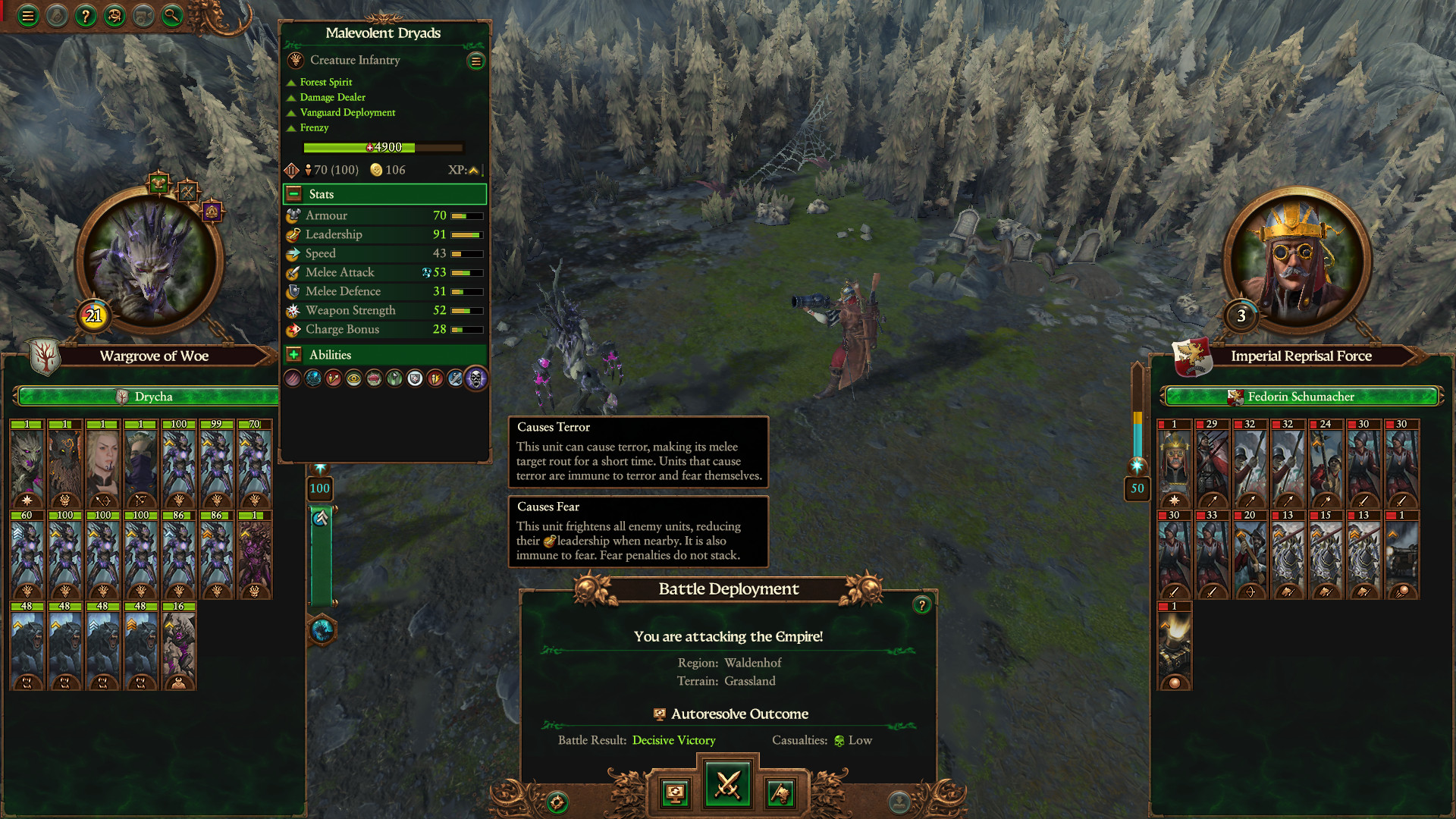Drycha Forest Ambush Everywhere - Total War: WARHAMMER