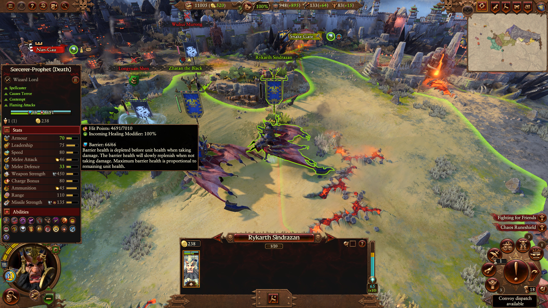 Barrier Increased by Health Bonus - Total War: WARHAMMER