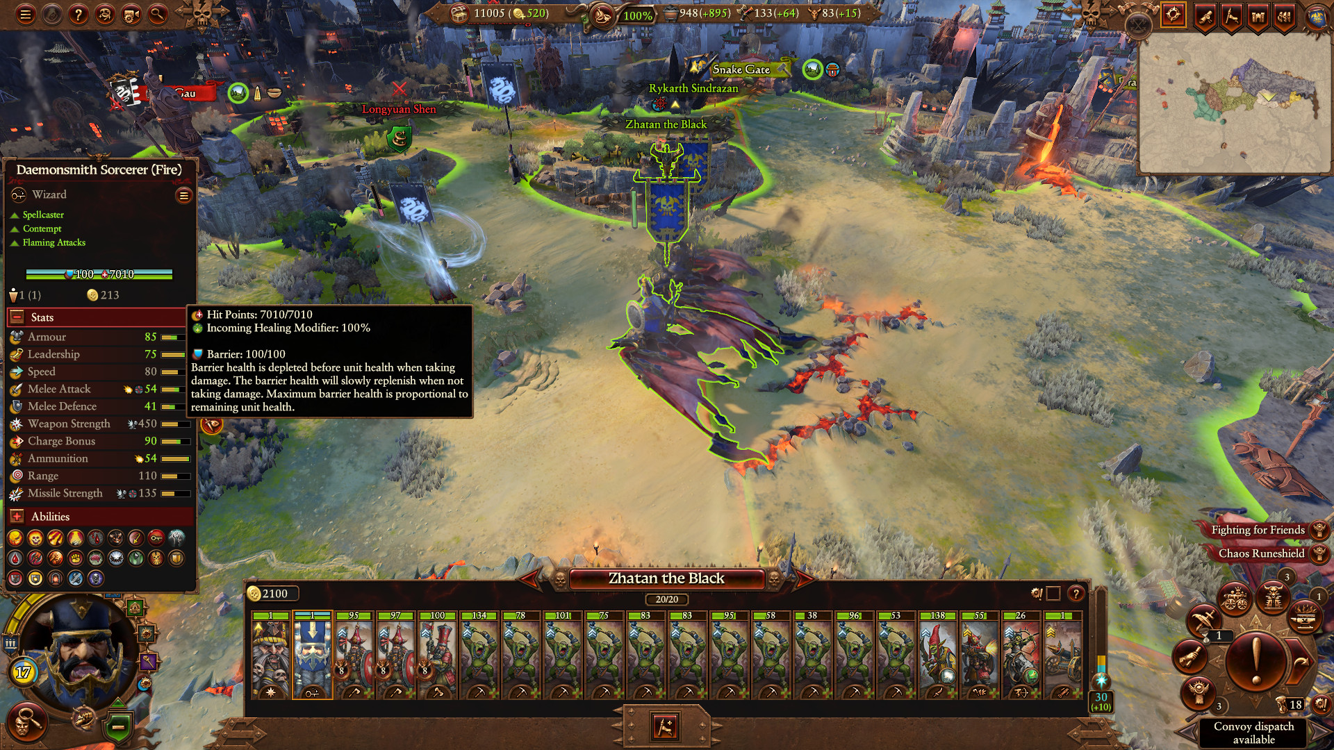 Barrier Increased by Health Bonus - Total War: WARHAMMER