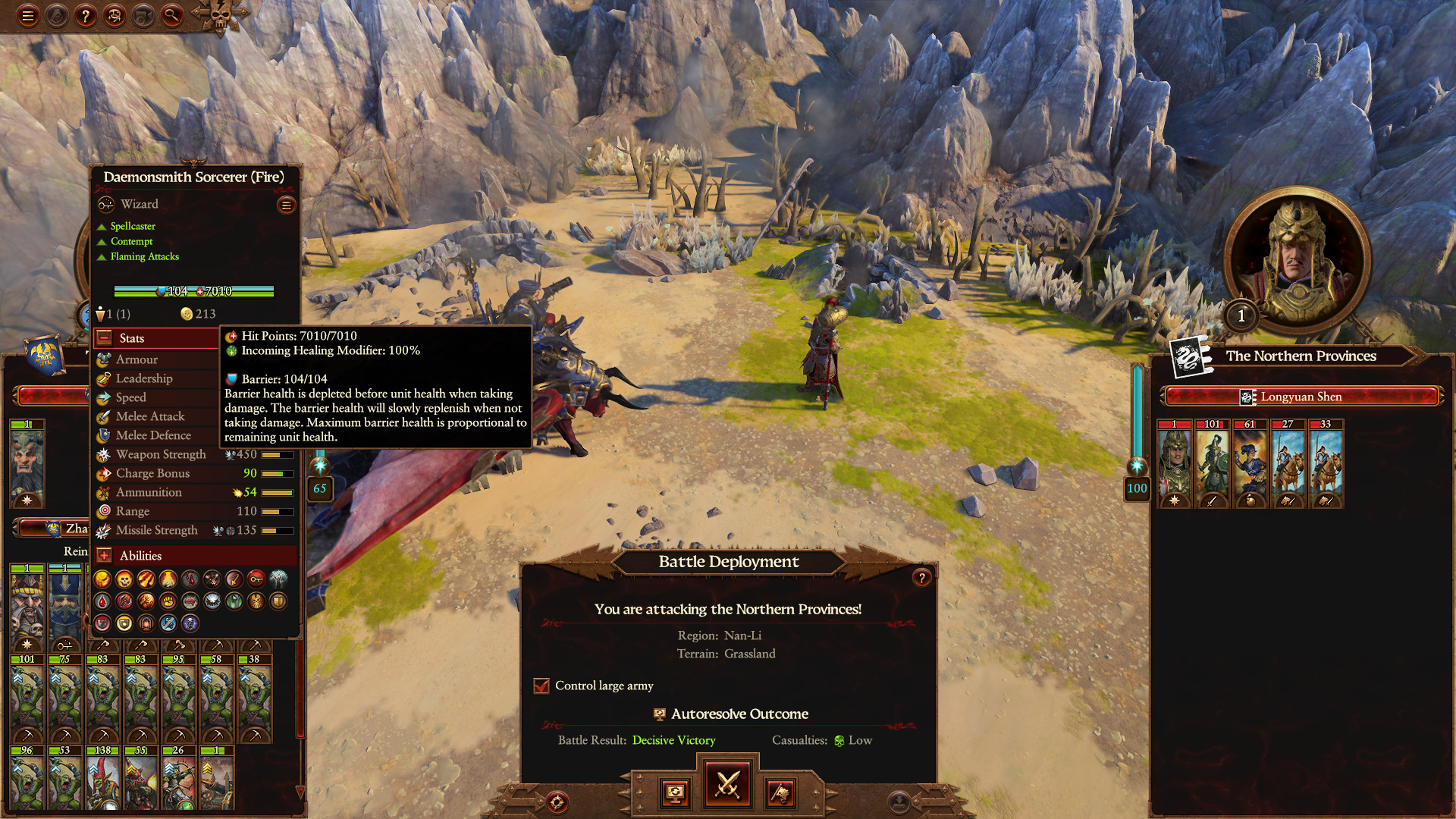 Barrier Increased by Health Bonus - Total War: WARHAMMER