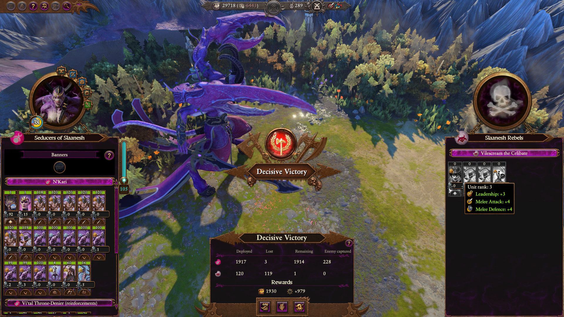 Rebel Replacement Character with Unit Ranks - Total War: WARHAMMER