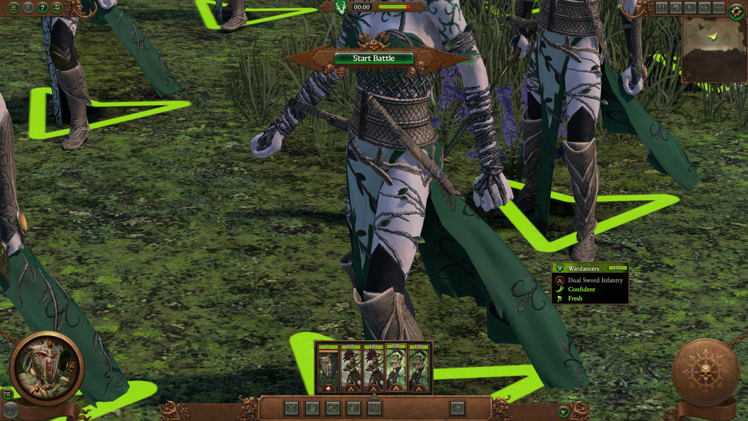 wardancers of the woold elves missing swords bug - Total War: Warhammer