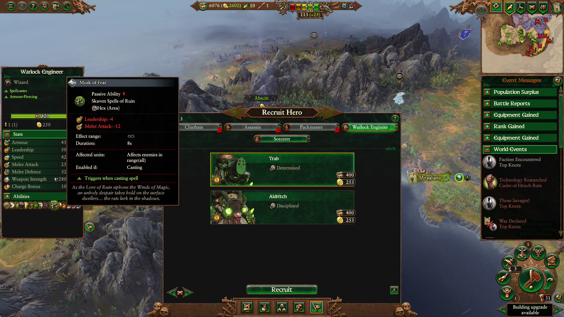 Musk of Fear - Total War: WARHAMMER