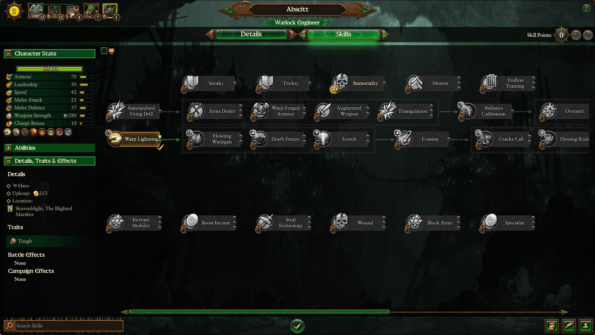 Musk of Fear - Total War: WARHAMMER