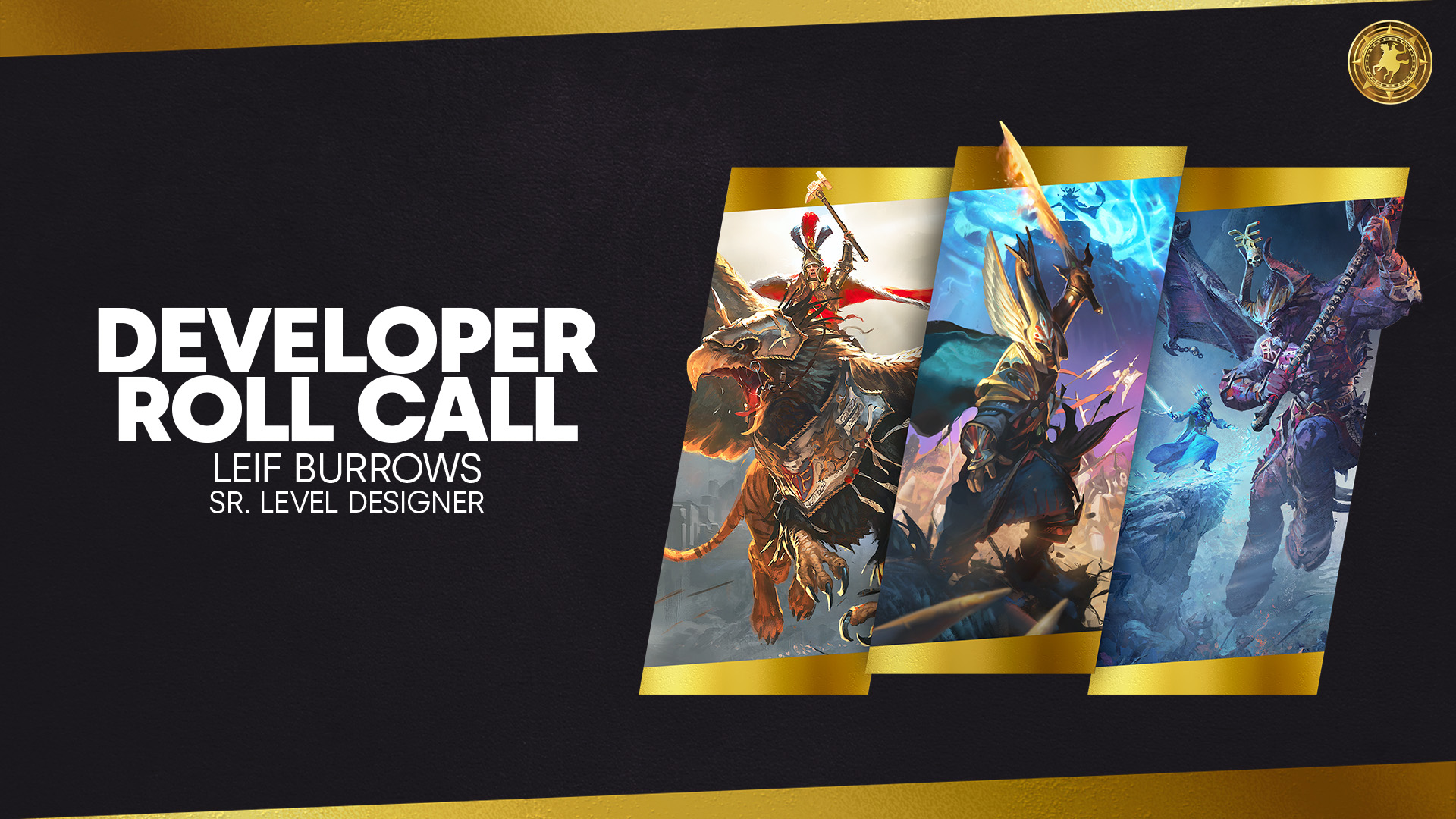 Developer Roll Call: WARHAMMER Franchise - Leif Burrows, Sr. Level ...