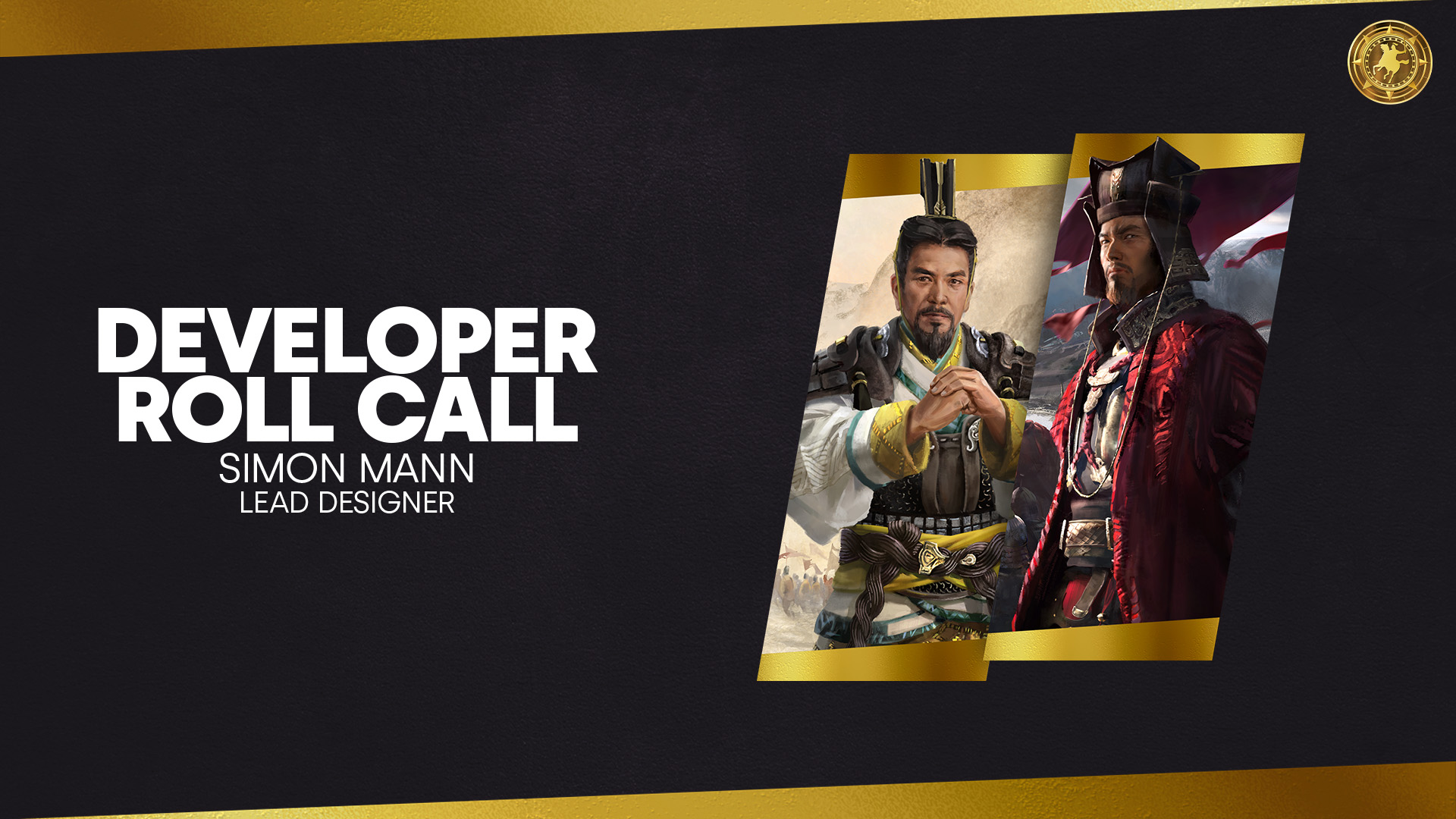 Developer Roll Call: THREE KINGDOMS - Simon Mann, Lead Designer - Total War