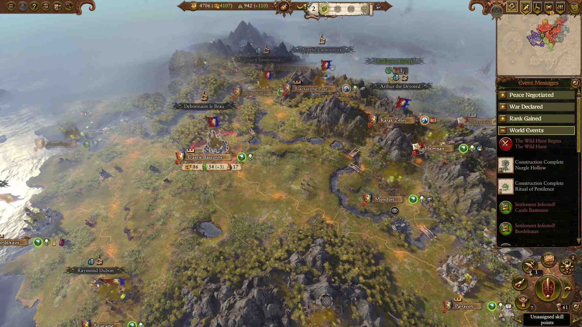 Plagues generated through cults don't count towards Epidemius' tally ...