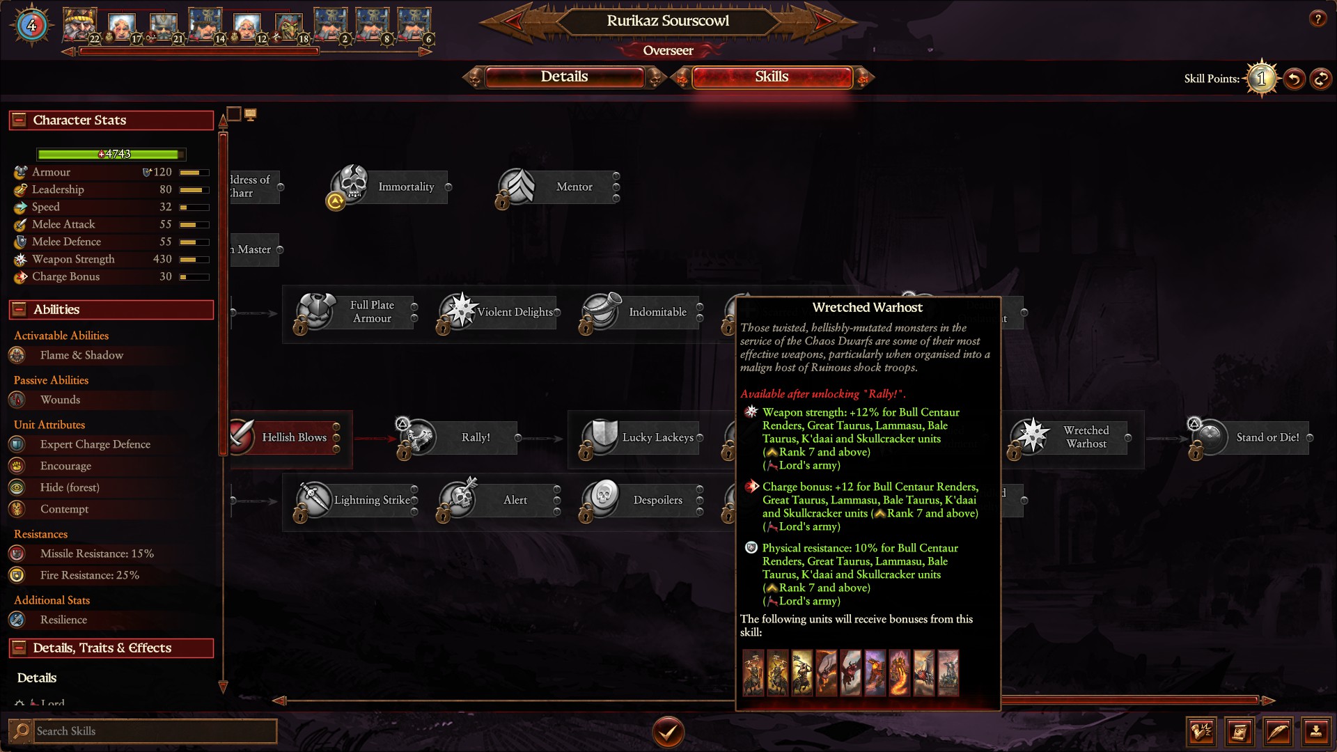 Chaos Dwarf red line skills are inconsistent in regards to Dreadquake ...