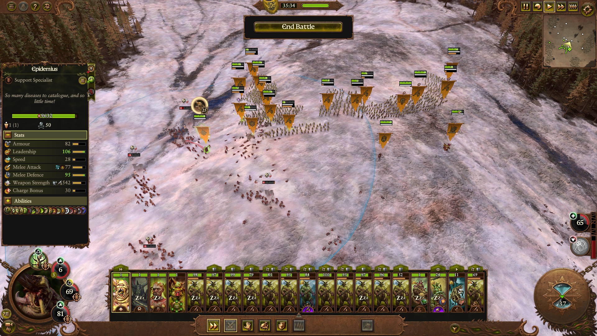 Epidemius' tally applies Greater Plague Afflicted to own army - Total ...