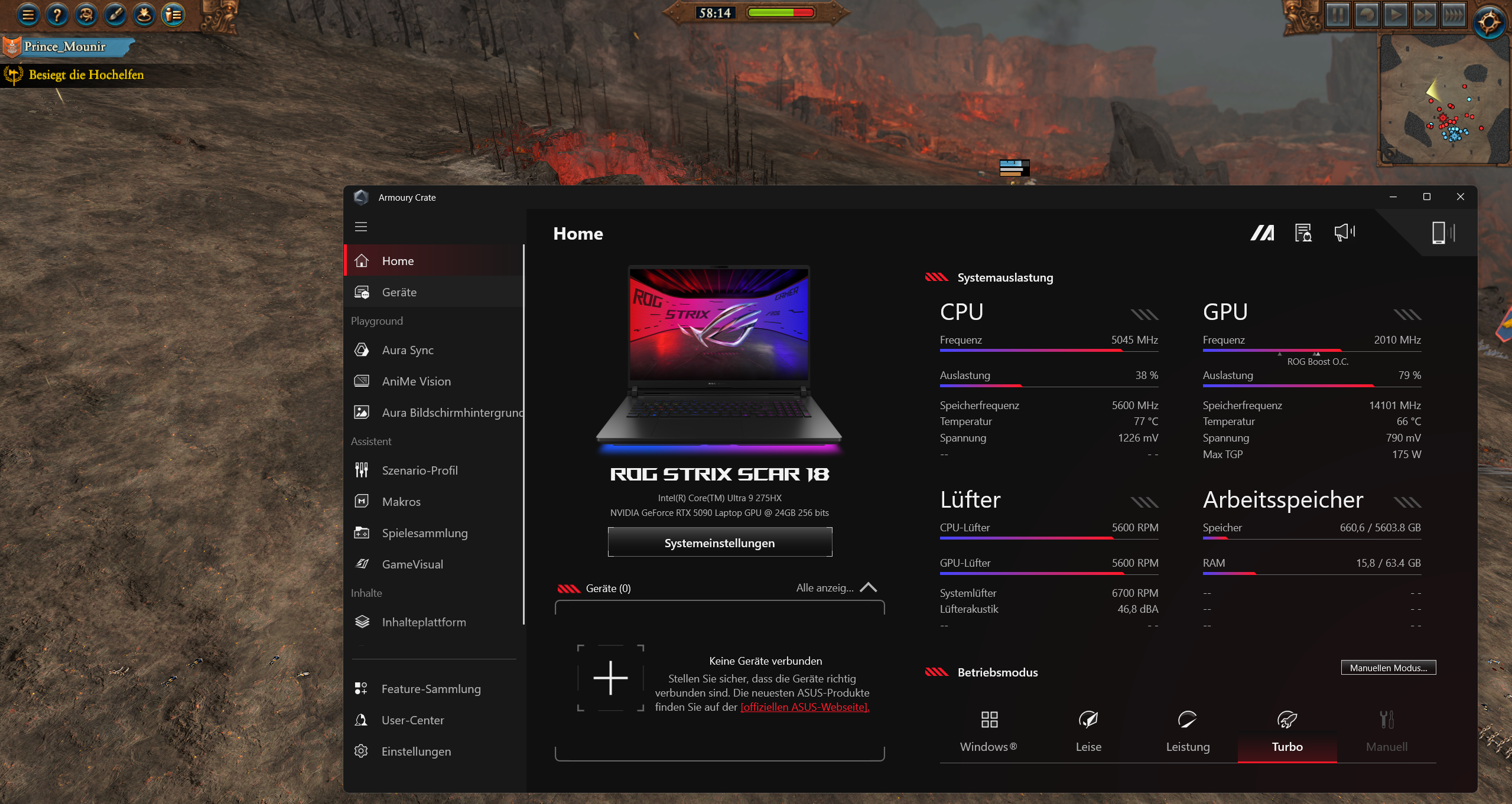 Flickering and UI Artifacts in Total War: Warhammer 3 on ROG Strix SCAR ...