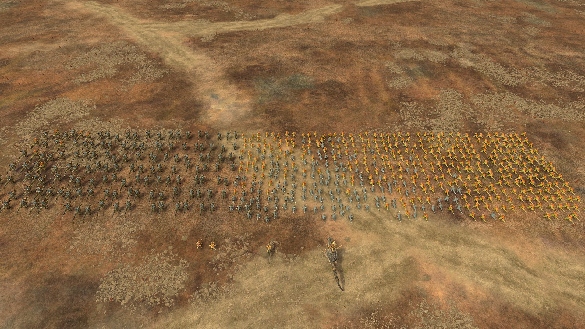 Lizardmen faction Cult of Sotek's Saurus units change colour depending ...