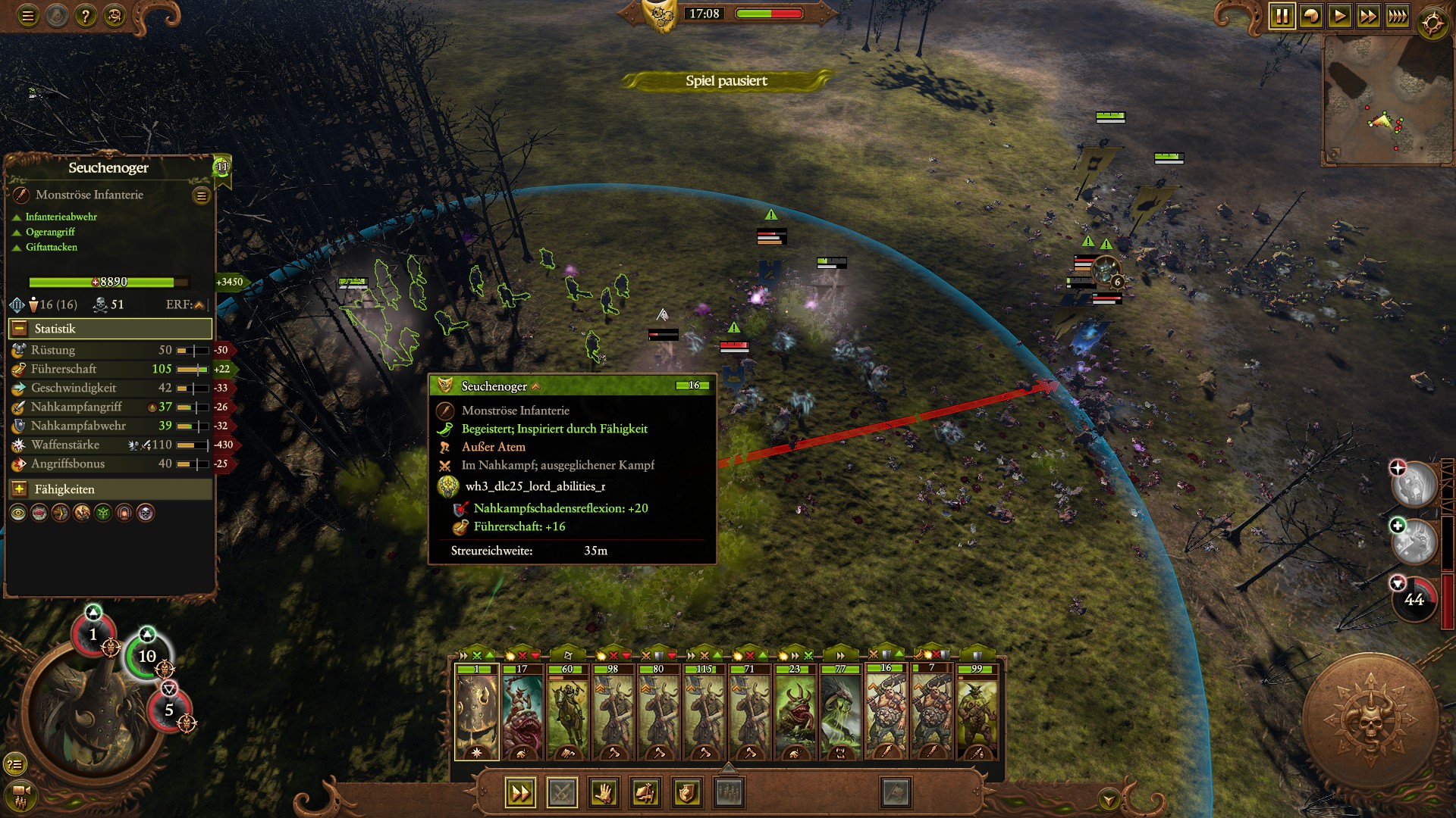 Rot or Die! is missing the effects name on units - Total War: WARHAMMER