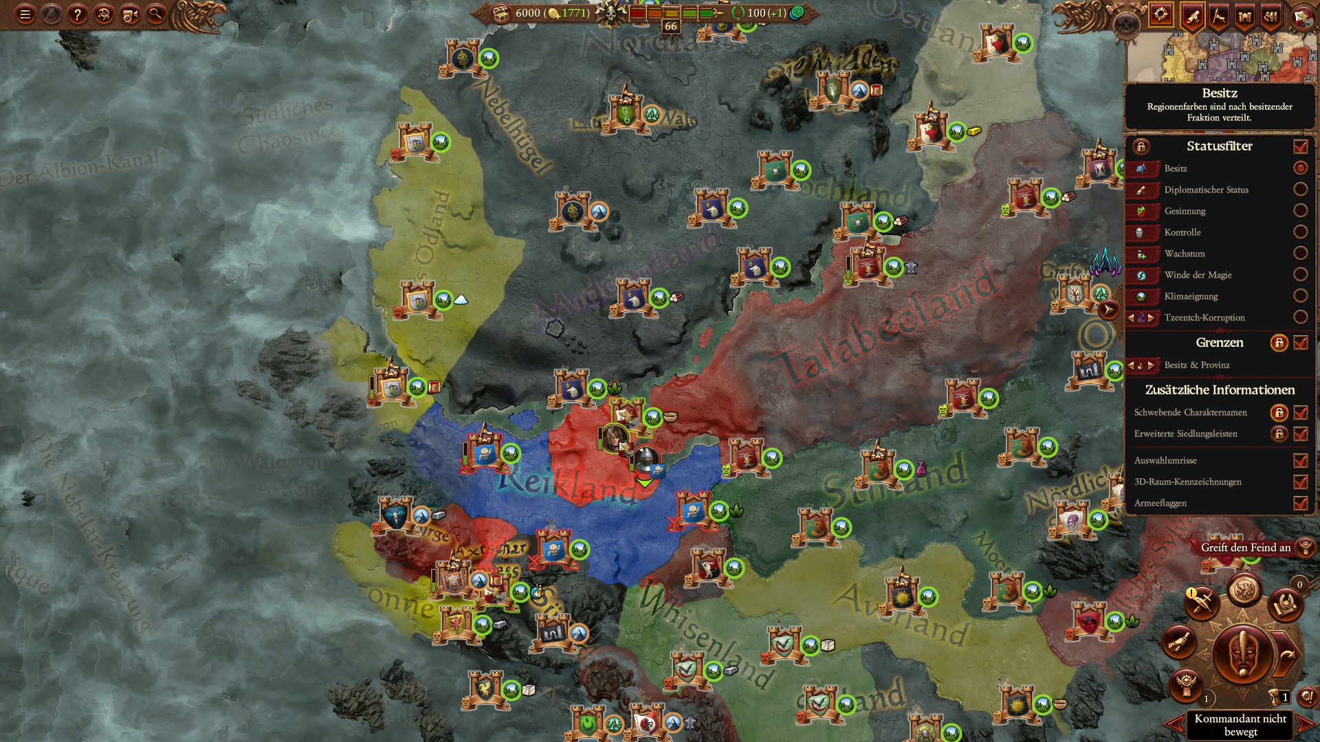 Campaign Map Overlay colour overlay - Total War: WARHAMMER