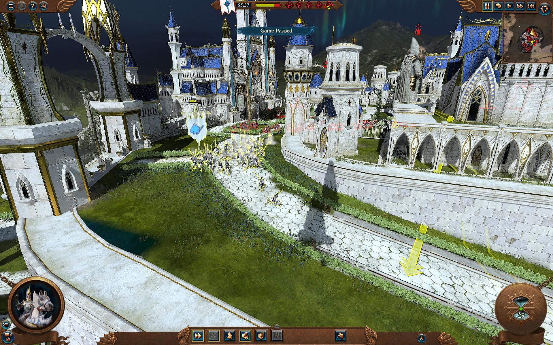 issue on one of High Elves town (no walls) siege map - Total War: WARHAMMER