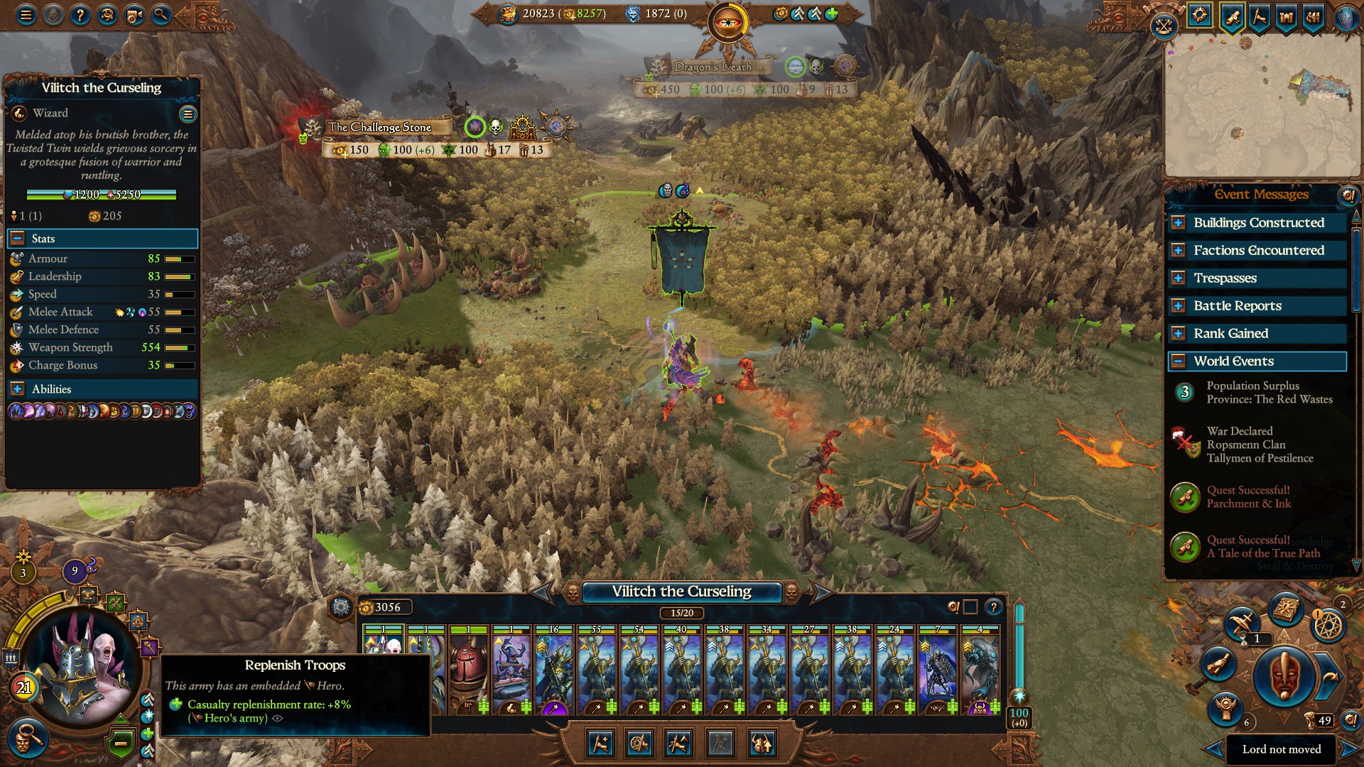 Harald Hammerstorm Chaos Strategist skill does not increase Casualty ...