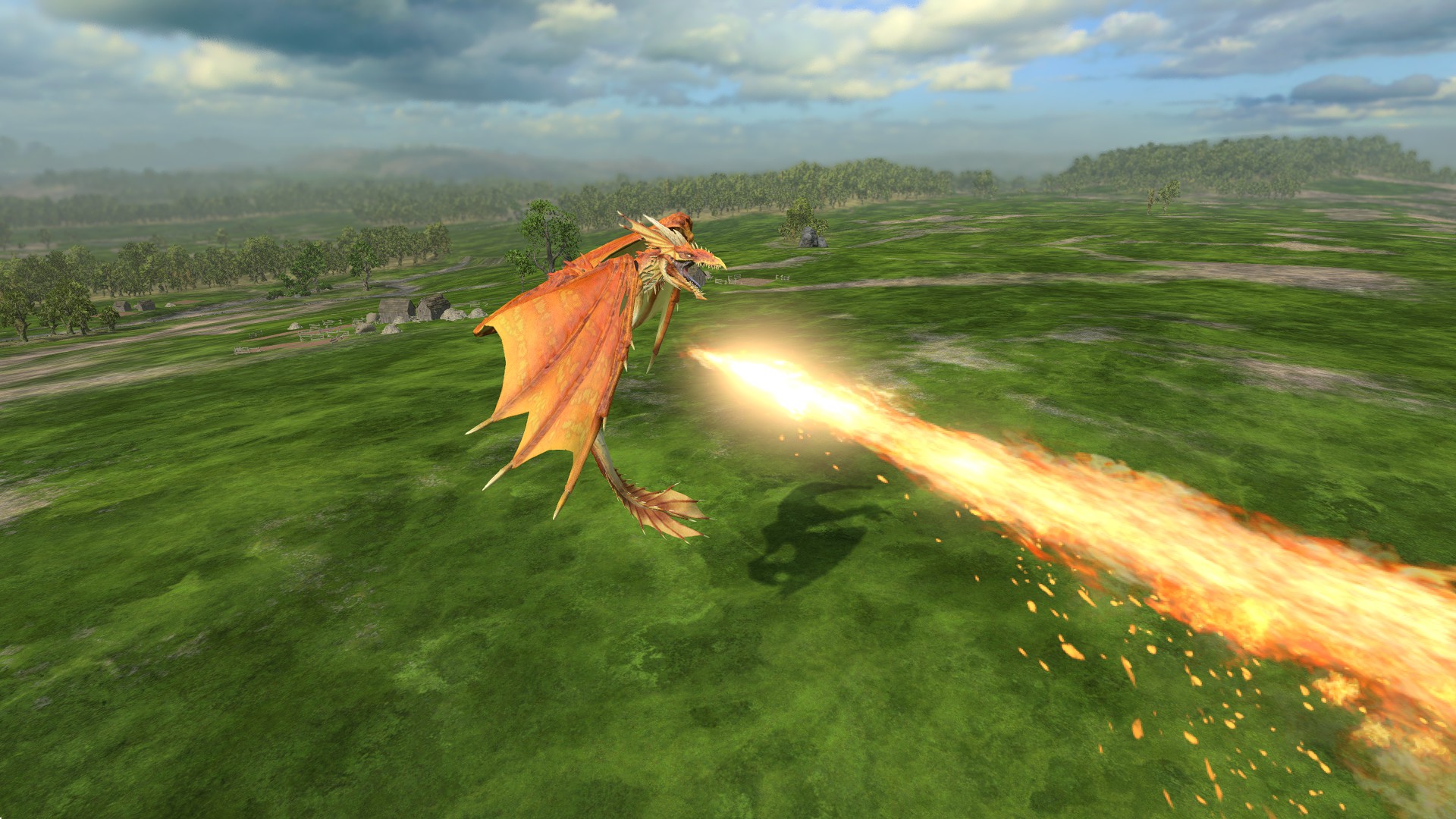 Dragon breath attacks doesn't match animation only on "feral dragons ...