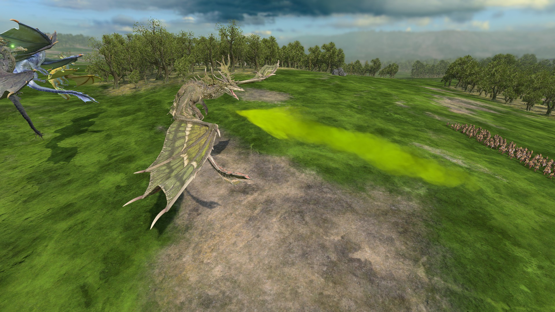 Dragon breath attacks doesn't match animation only on "feral dragons ...