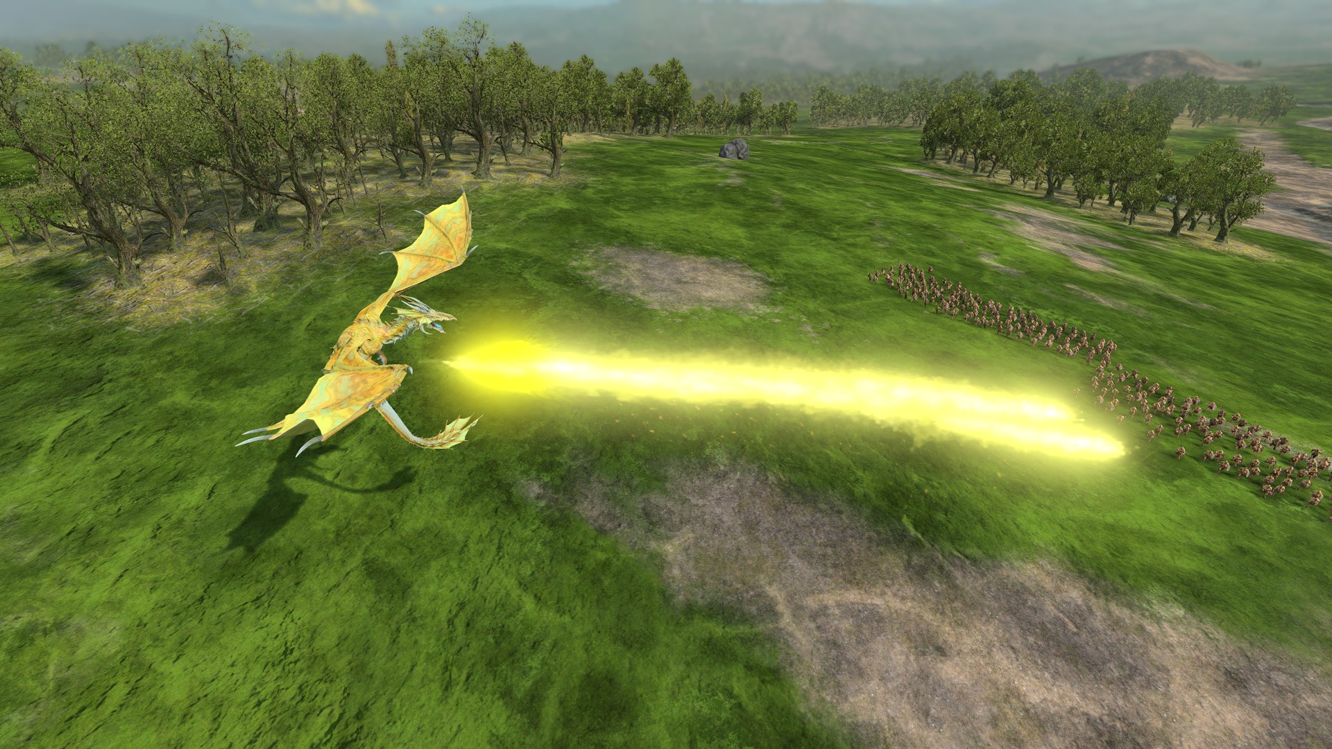 Dragon breath attacks doesn't match animation only on "feral dragons ...