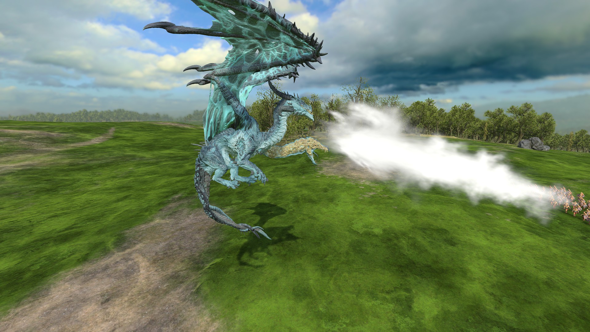 Dragon breath attacks doesn't match animation only on "feral dragons ...