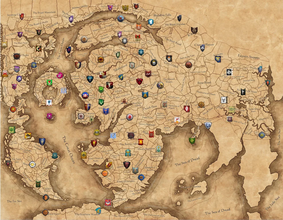 Complete 5.0 Start Position Map - Total War: Warhammer