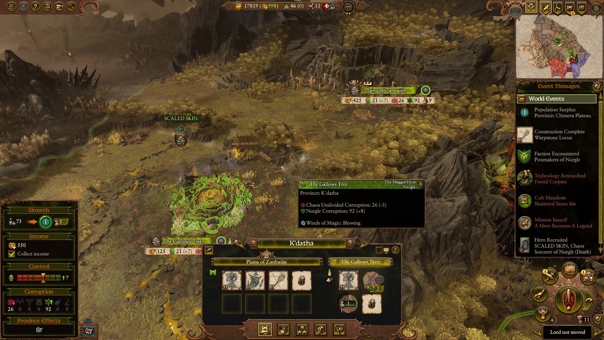 Economic value overflow when trading Nurgle settlements - Total War ...