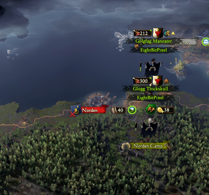 Ogre Camps in wrong place and teleporting - Total War: Warhammer