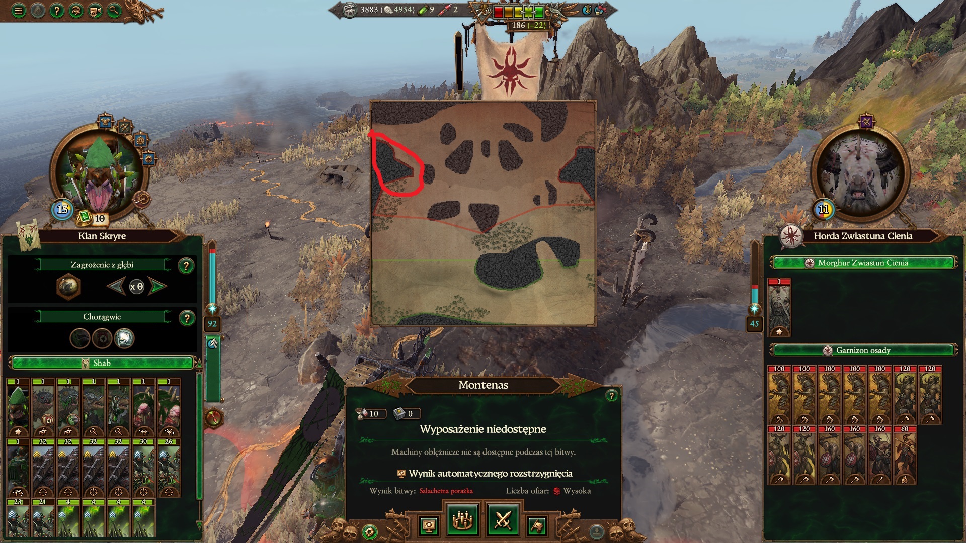 Problem with battle map Montenas - beastman - Total War: Warhammer