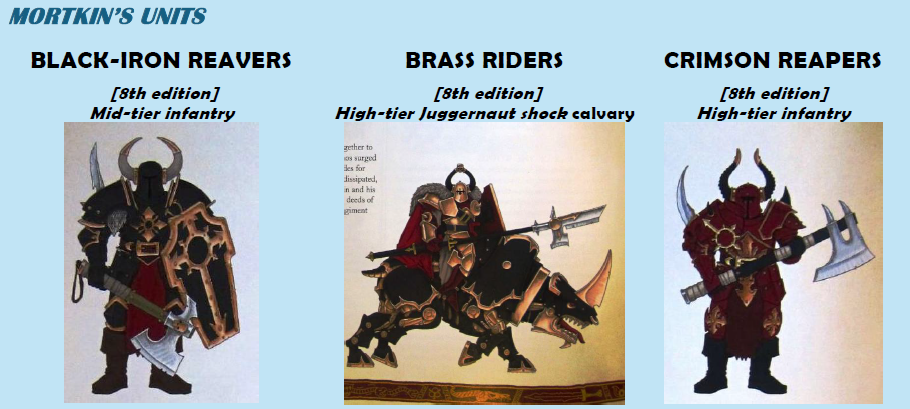 Units wishlist of further DLC of Elves/LizardmanNorsca/TK/CD/Slaanesh ...