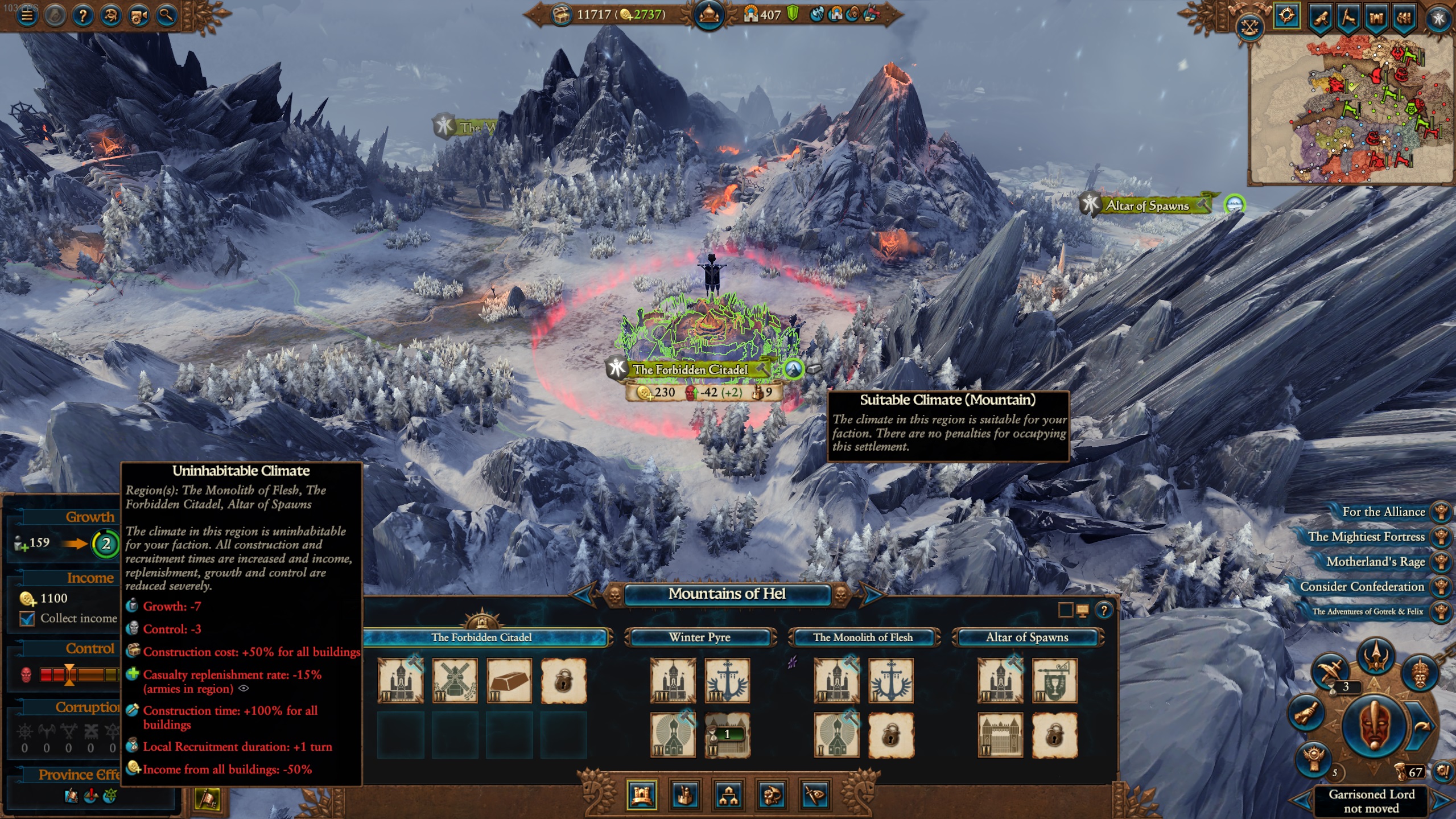 Kislev climate penalty for suitable climate - Total War: WARHAMMER