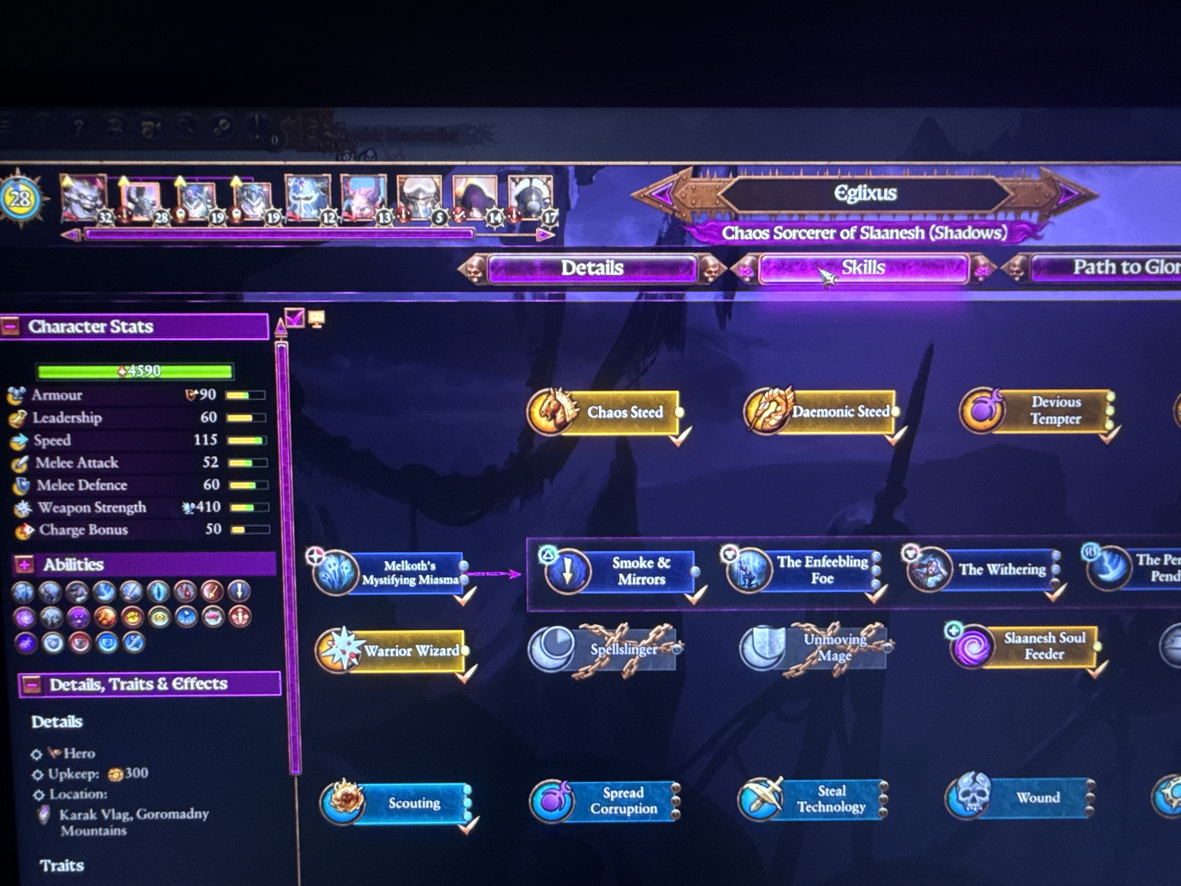 Mount missing for Slaanesh Characters in WOC factions - Total War ...