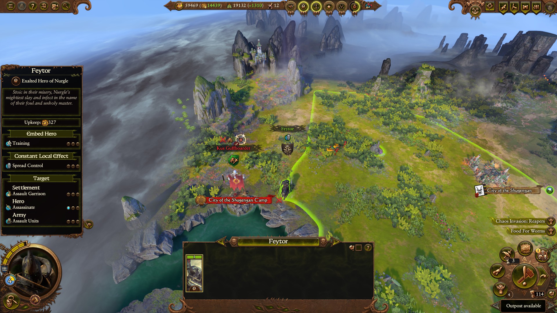 ogre camp out of the map - Total War: WARHAMMER