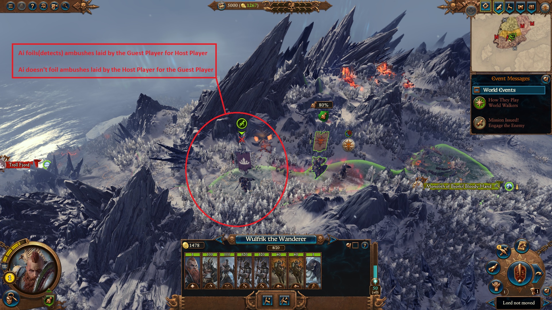 Ambush detection for Host, Guest Player & Ai - Total War: WARHAMMER
