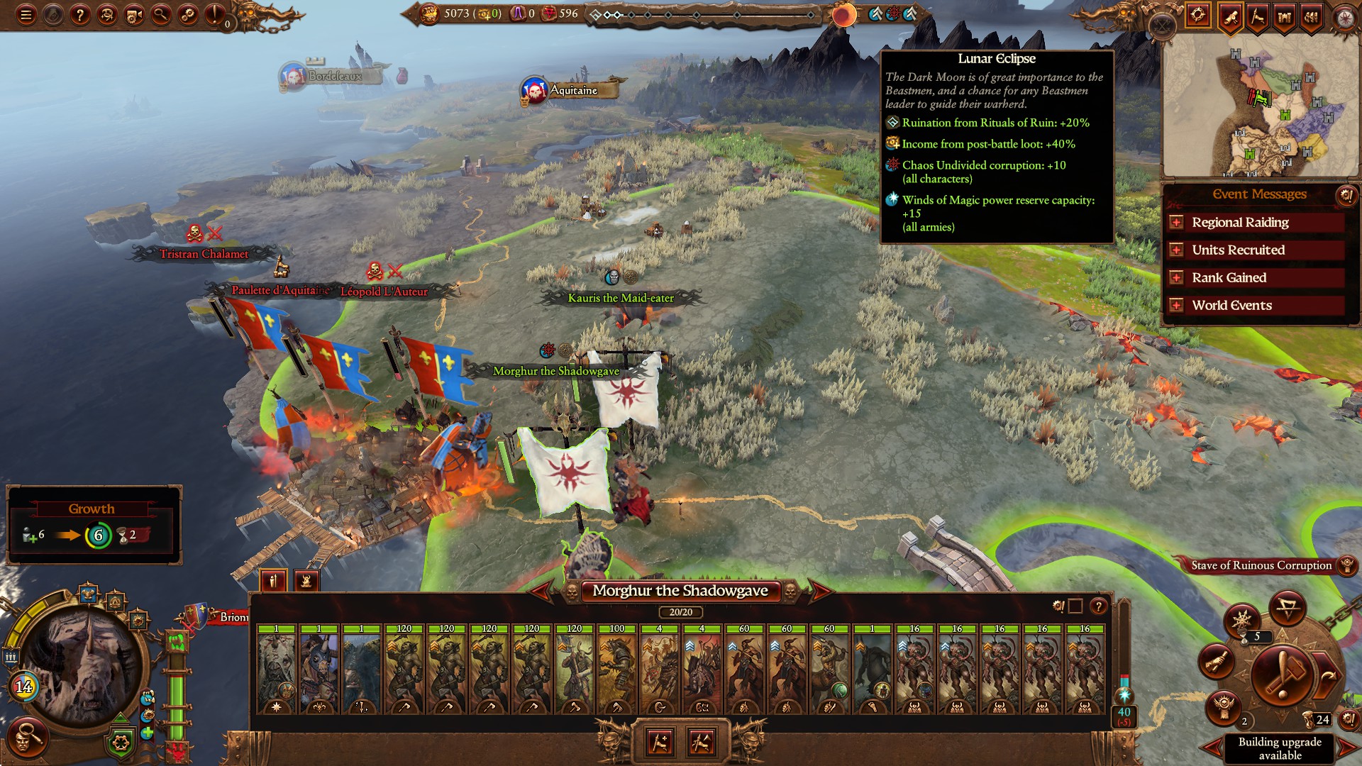 Moon events effects not fully applying - Total War: Warhammer