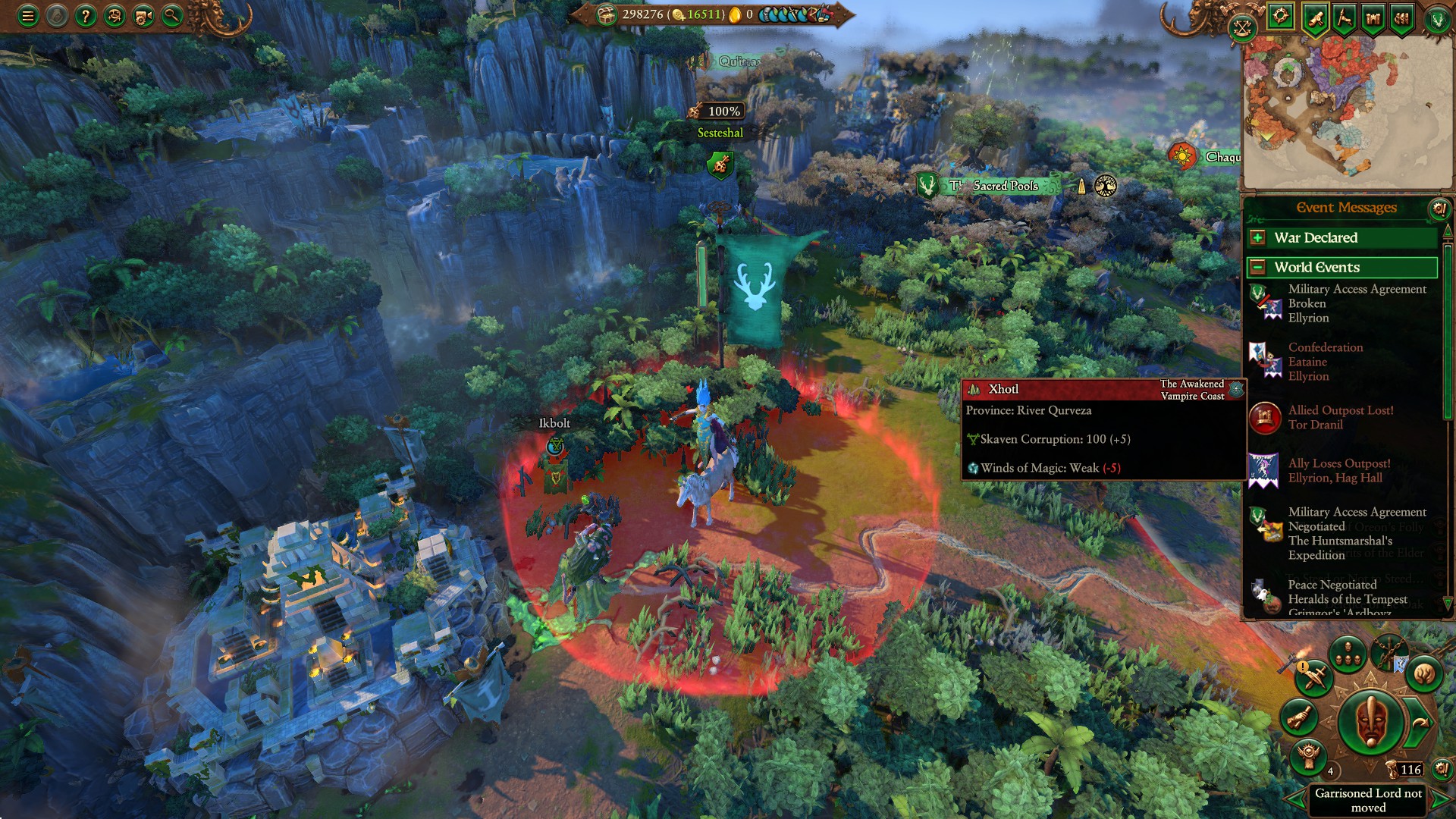 Wood elf spellweaver are Tposing on horse in the campaign map - Total ...