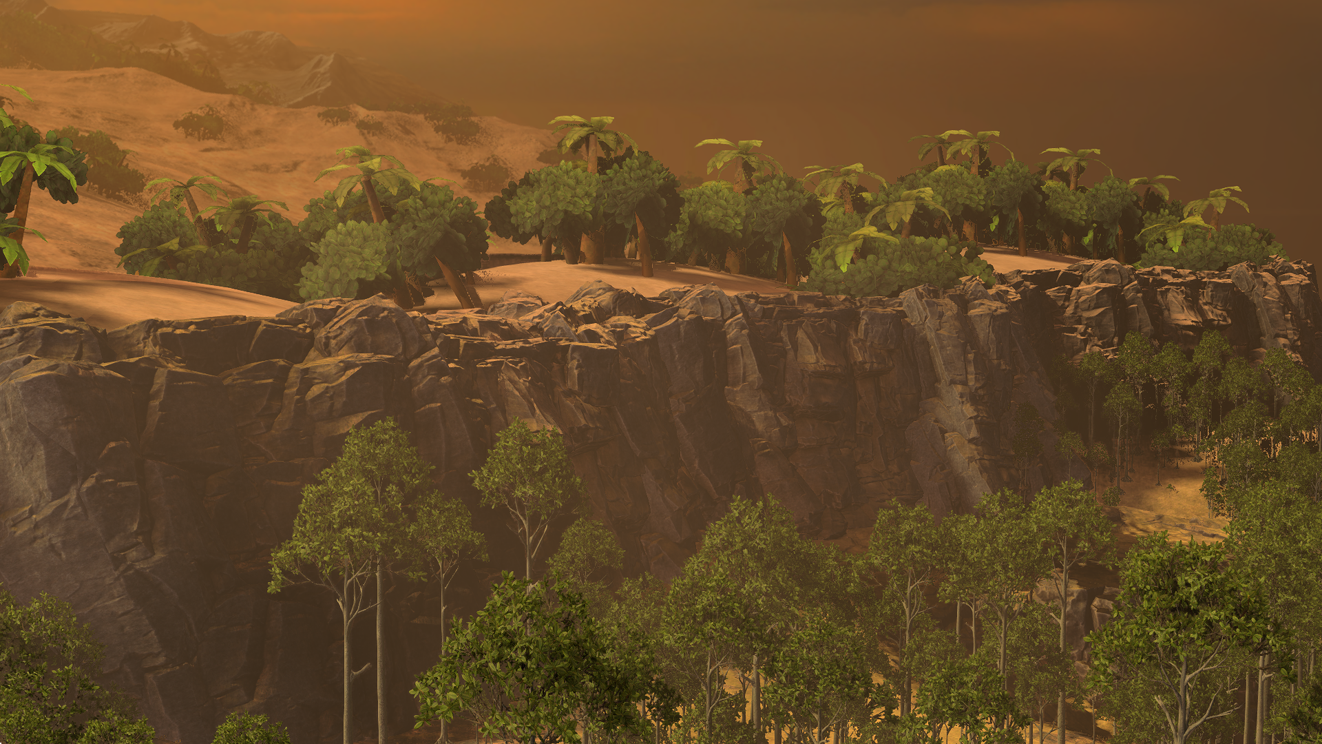 Campaign tree models in the Black Ark Landing battle map - Total War ...