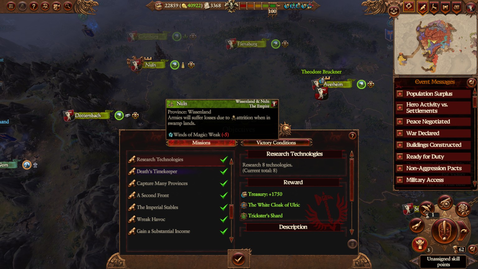 Ulrika quest bug (Nuln and Wissenland campaign) - Total War: WARHAMMER
