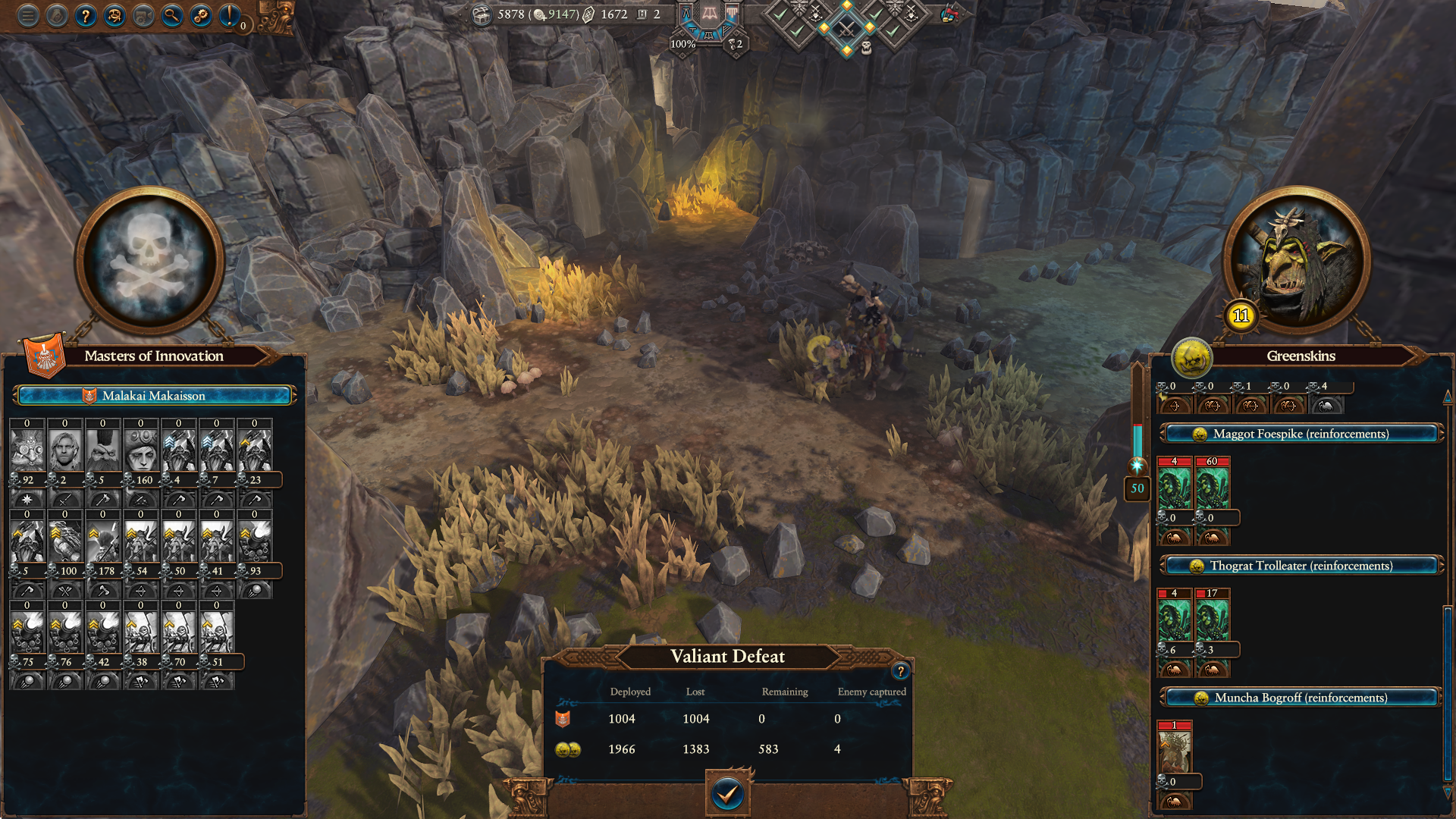 Objective not completing in Malakai's 'Goblin Monstrosity' quest battle ...