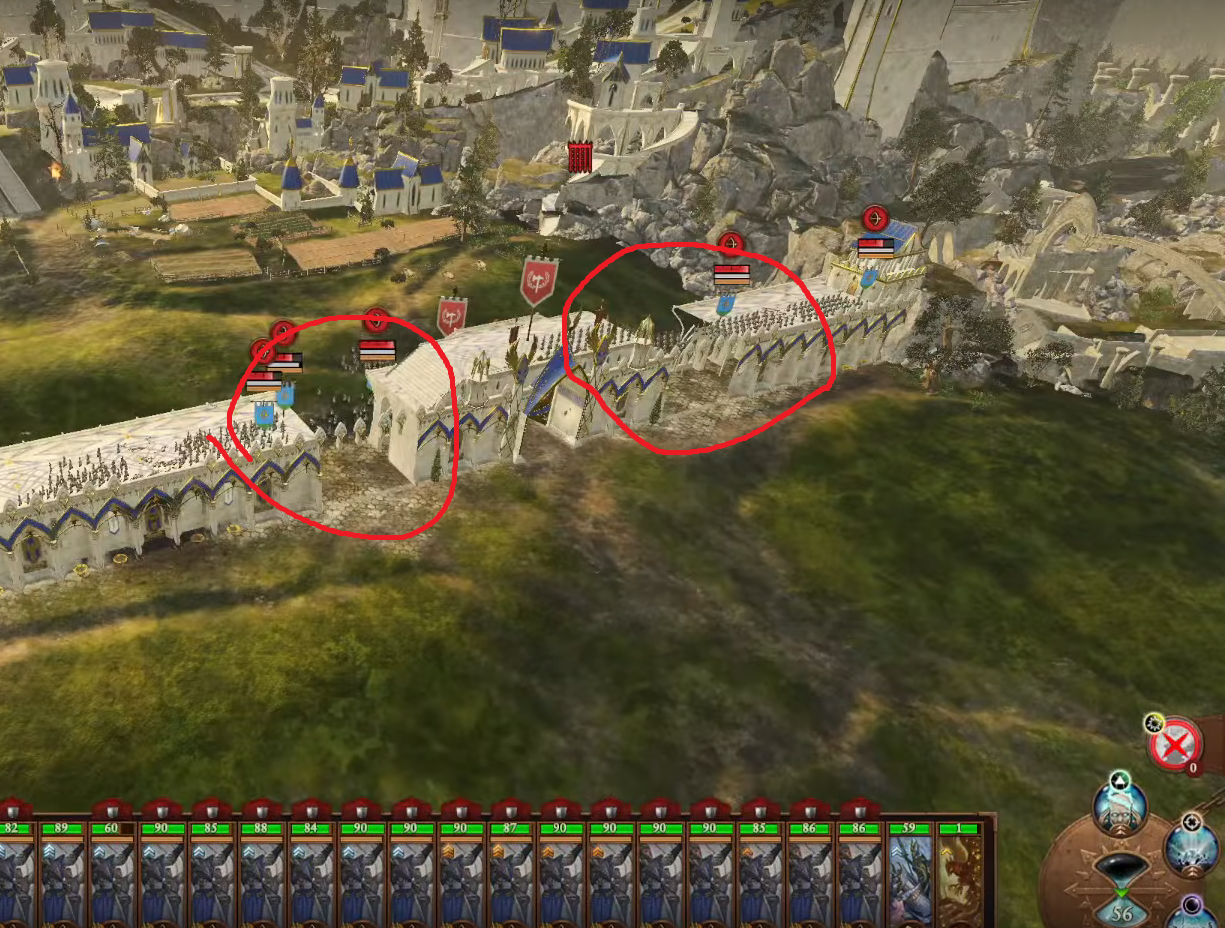 High Elves Ulthuan walls bug - Total War: Warhammer
