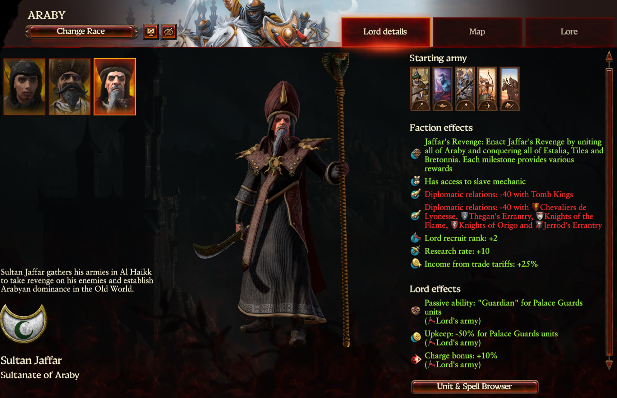 Araby - the next Race Pack - Total War: Warhammer