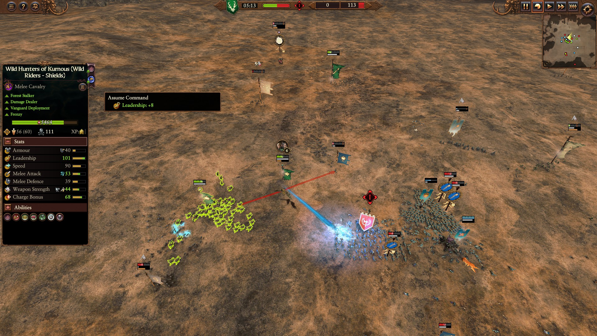 Assume command buffs allied units from other factions while their lord ...