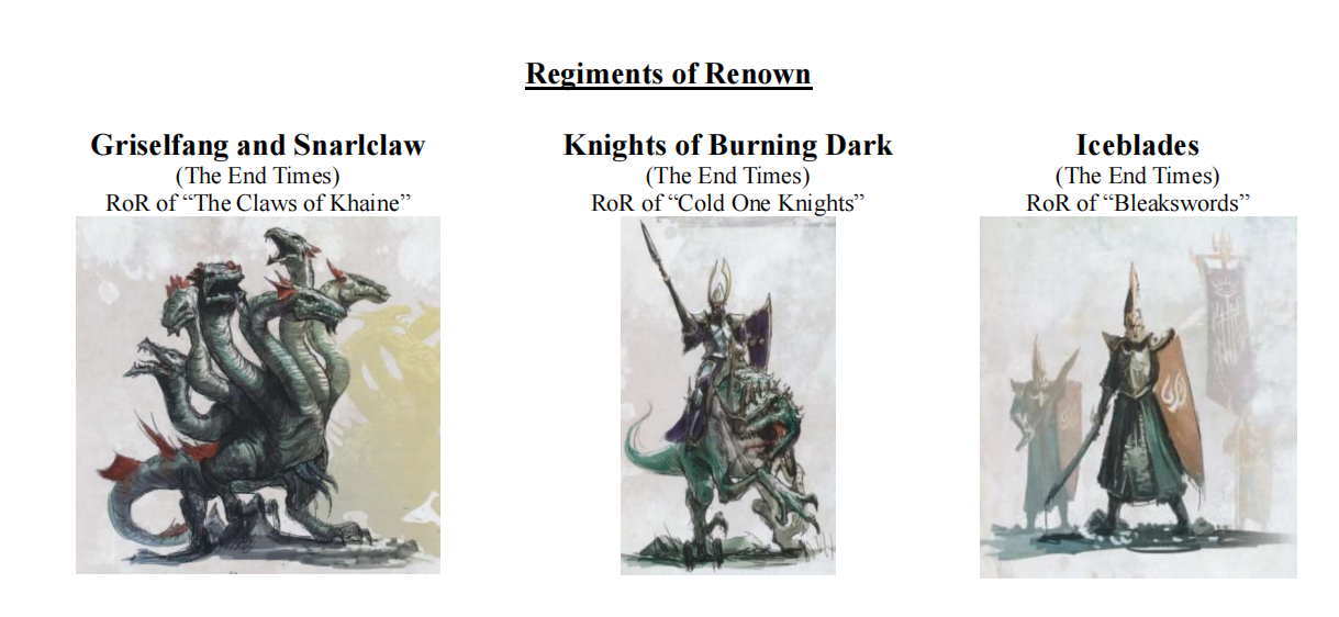 My ideas about two more DLC to finalise DARK ELVES (Mengil &Tullaris ...