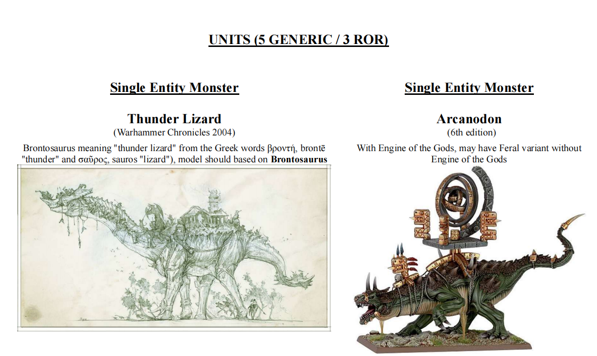 My idea about one more DLC to finalise LIZARDMEN ( Tetto'eko DLC ...