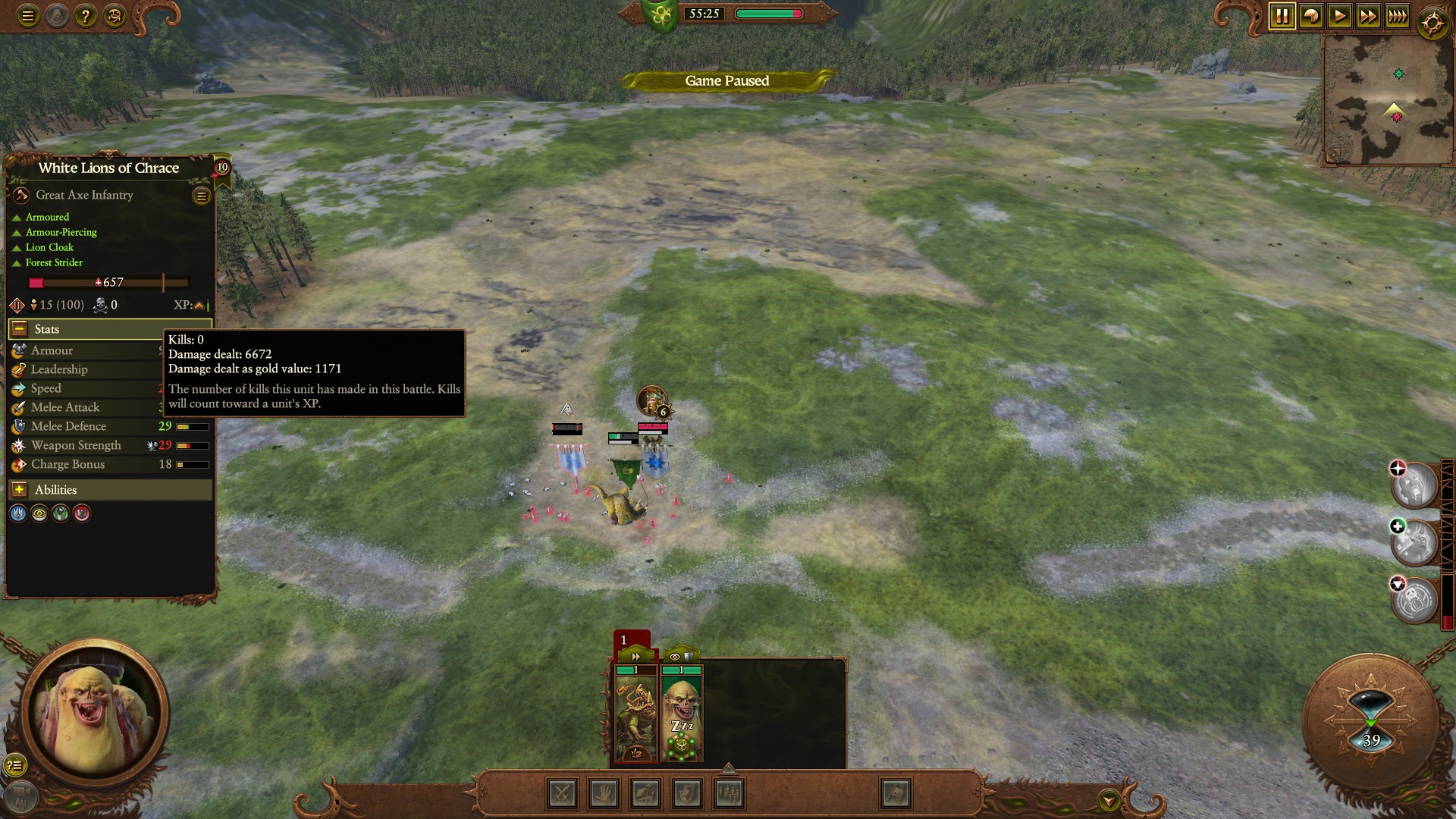 Tamurkhan on Toad Dragon must have bonus vs large. - Total War: Warhammer