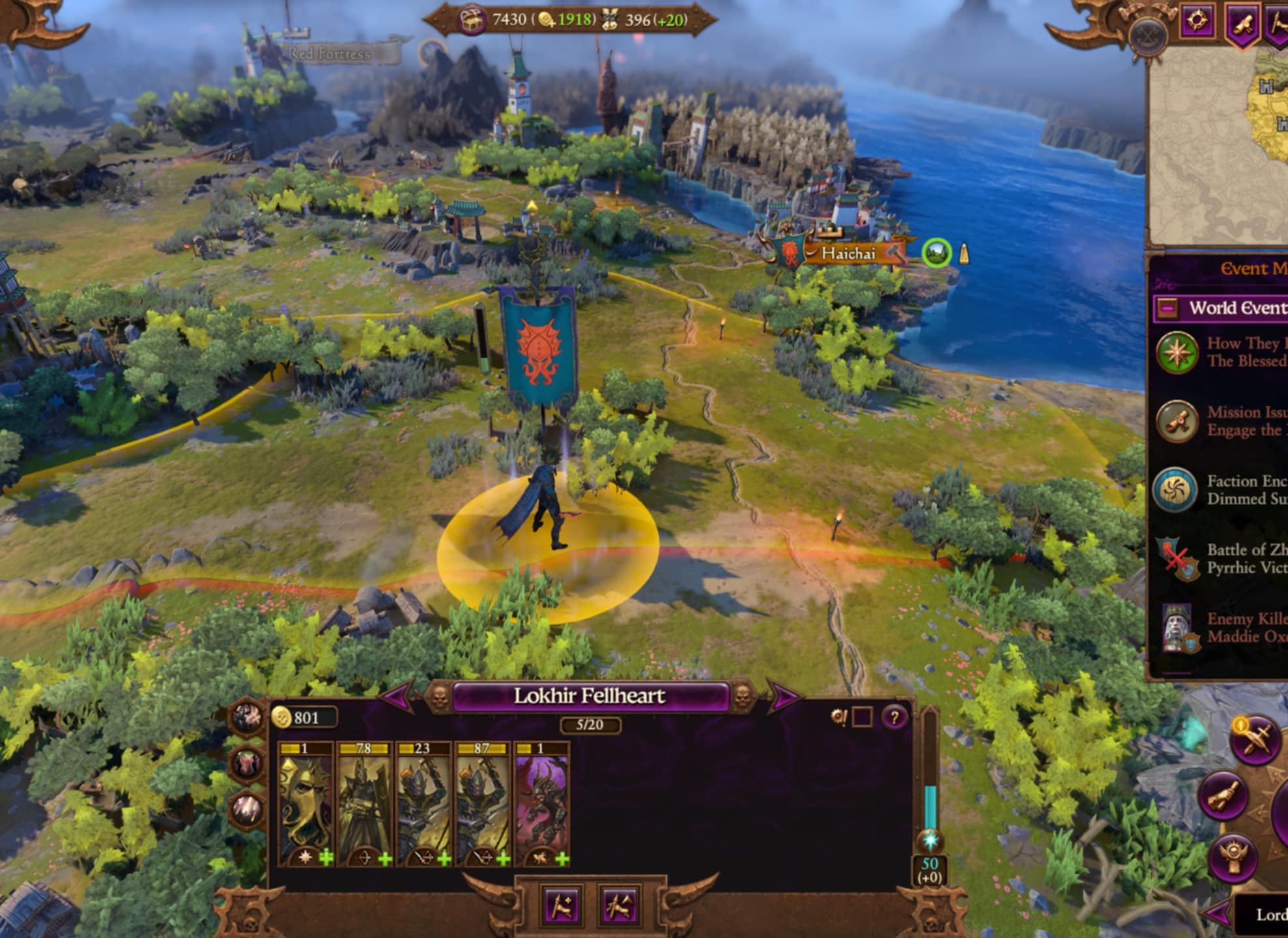Player color profile changes messing up health bars - Total War: WARHAMMER