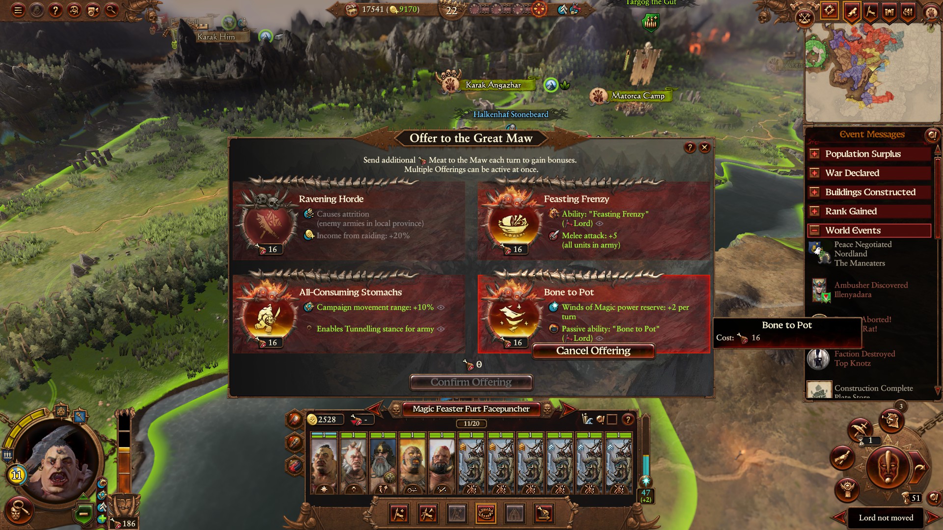 "Feasting Frenzy" and "Bone to Pot" - Total War: WARHAMMER