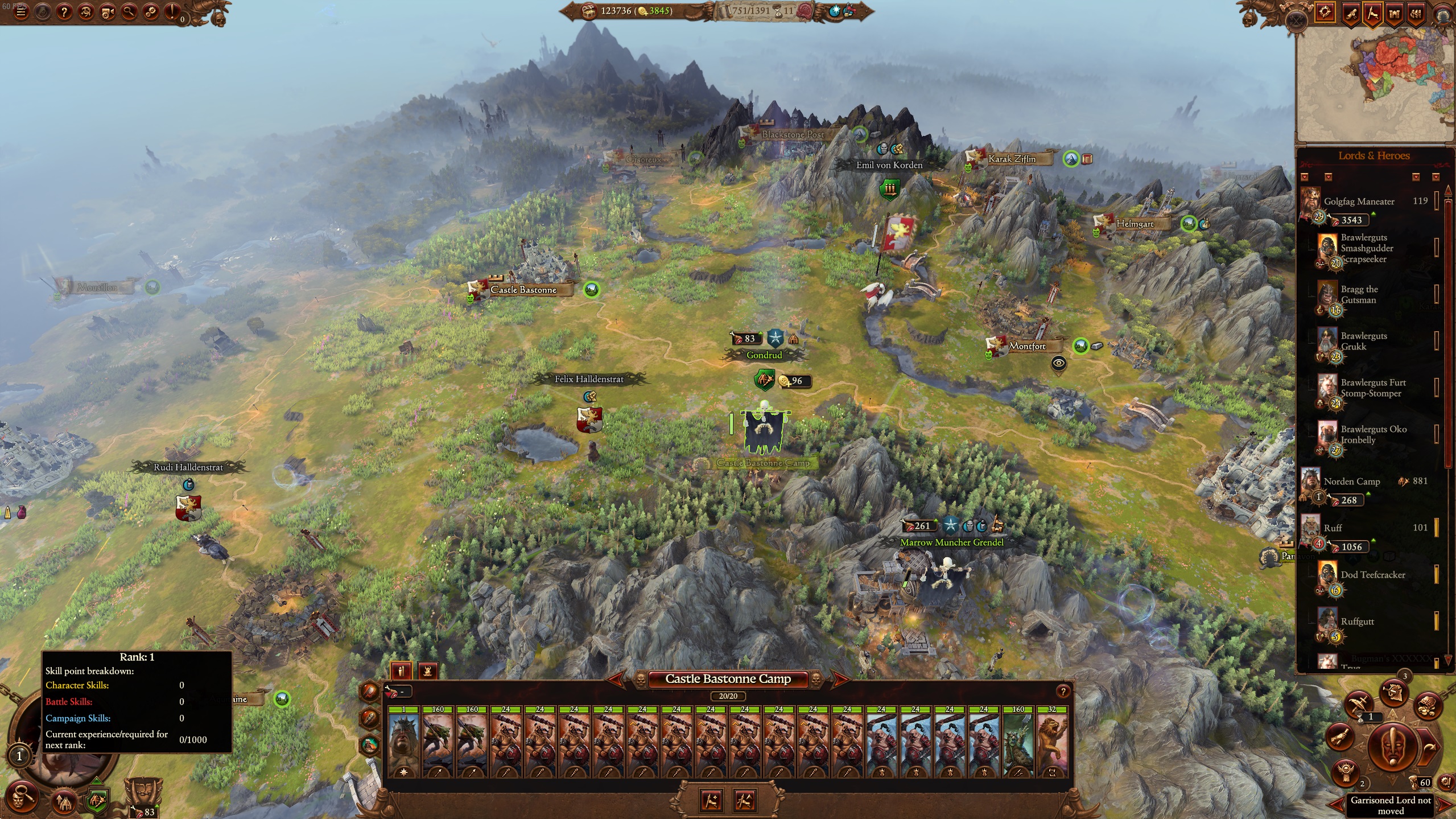 Ogre Camp Tyrants don't earn XP - Total War: WARHAMMER