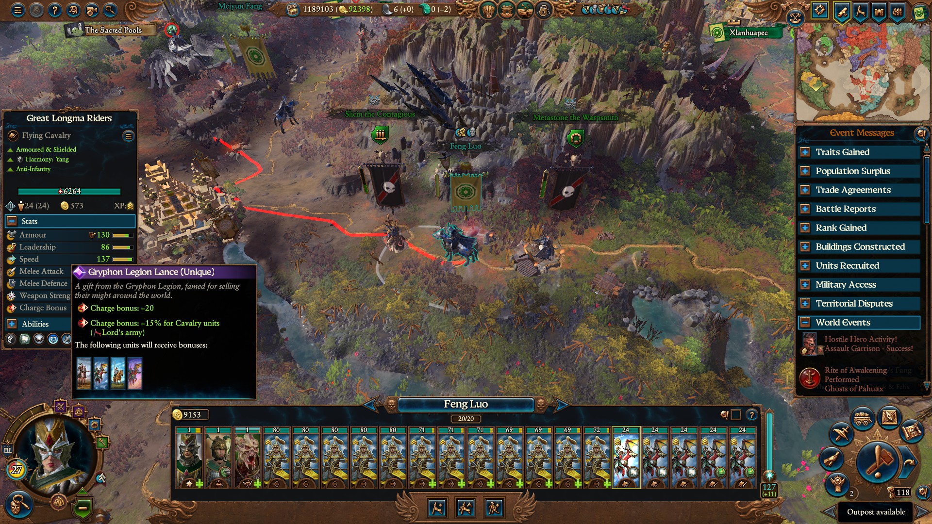 Cathay caravan reward item: Gryphon legion lance - Total War: WARHAMMER