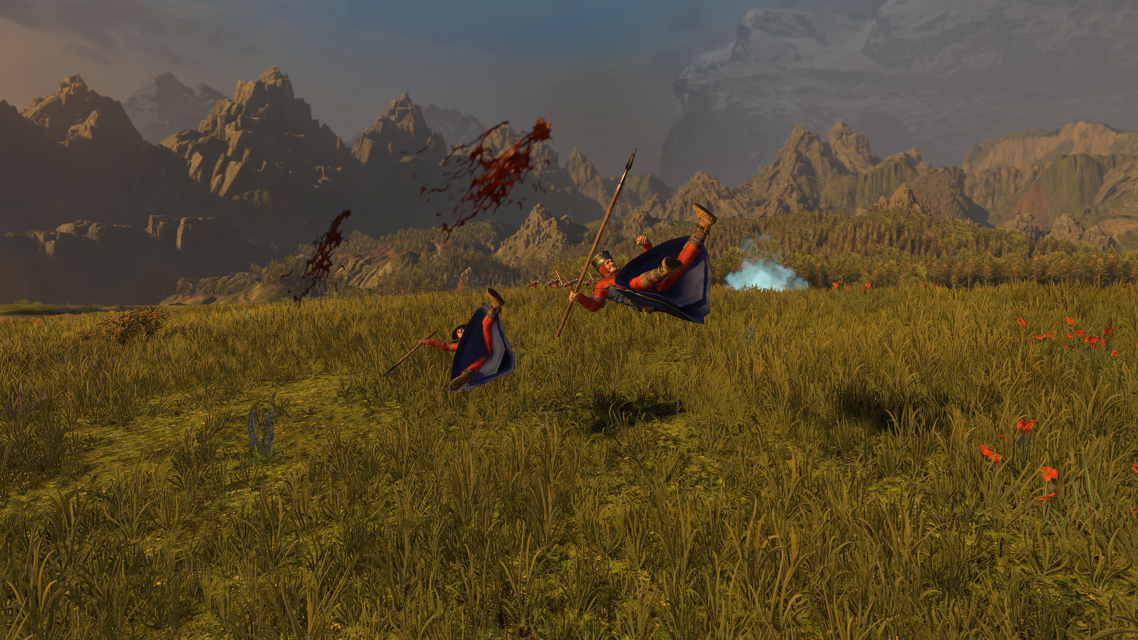 The blood splatter effect is extremely terrible. - Total War: WARHAMMER